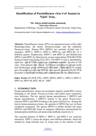 researchpaper%5CIdentification-of-Parainfluenza-virus-4-of-human-in ...