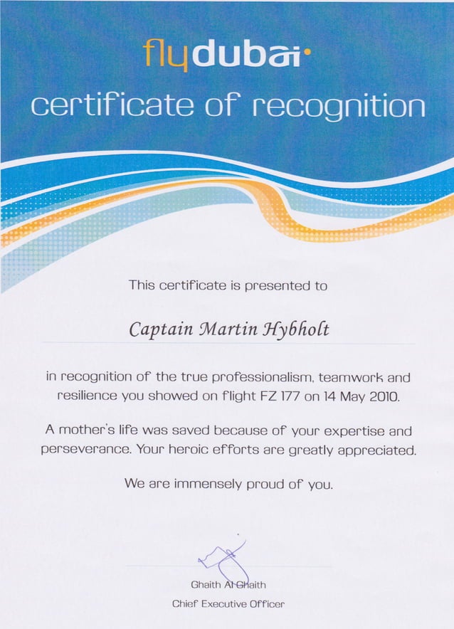 Certificate of recognition | PDF
