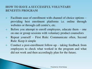 EMPLOYEE VOLUNTARY BENEFITS | PDF