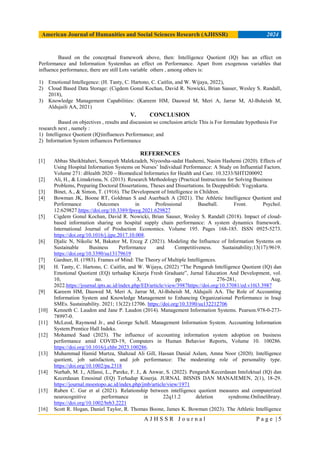 The Influence of Intelligence Quotient (IQ) and Information System on Performance | PDF