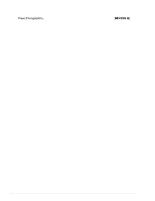 dinesh_Resume | DOC | Programming Languages | Computing