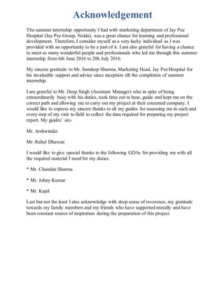 SUMMER INTERNSHIP PROJECT REPORT | DOCX