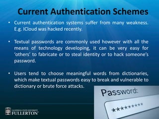 3DPassword_AakashTakale | PPTX | 3-D Graphics | Computer Software and ...
