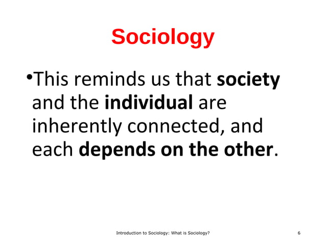 Lesson 1 - What is Sociology | PPT
