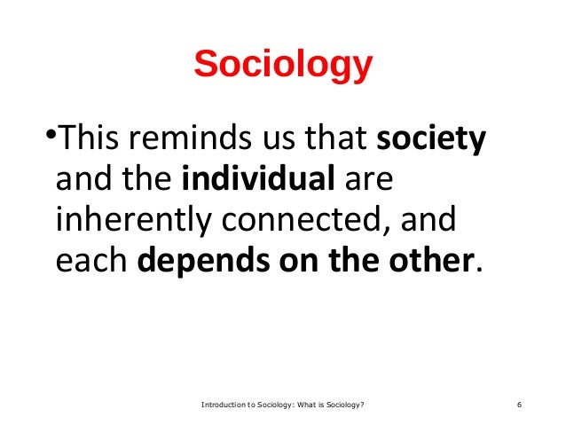 Lesson 1 - What is Sociology