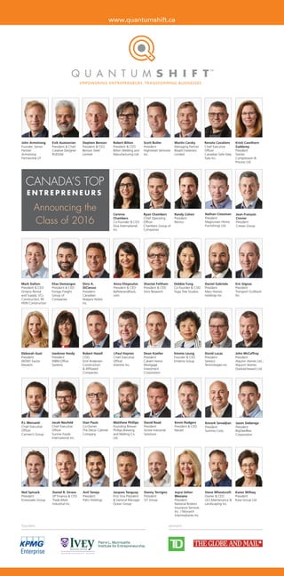 WEB QuantumShift Globe & Mail graduates MAY 2016-2 | PDF