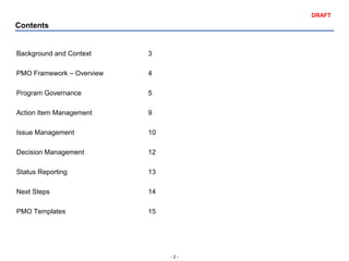 Program Management Playbook | PPT