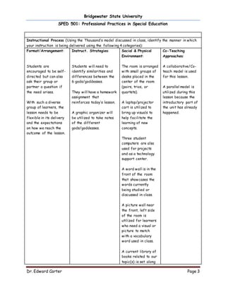 UDL Alternative Lesson Plan SS | PDF
