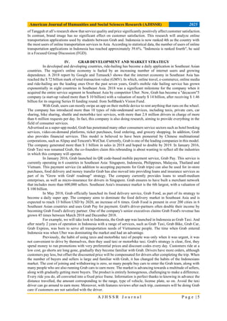 GRAB Market Expansion of Online Transportation Businesses in Indonesia ...