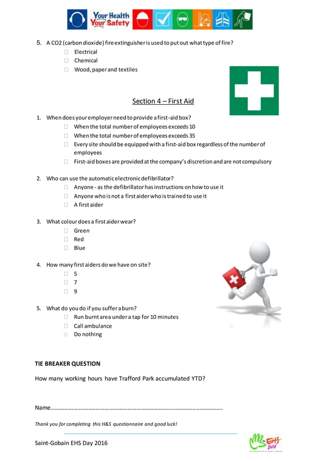 EHS QUIZ | PDF