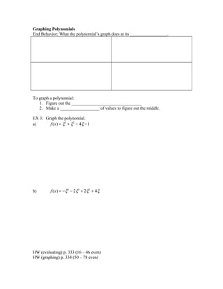 A26-2 Polynomials Notes | DOC