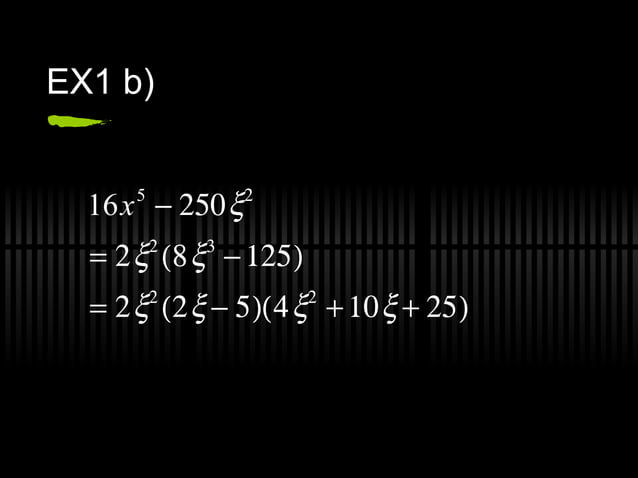 A2 6-4 Factoring Polynomials | PPT