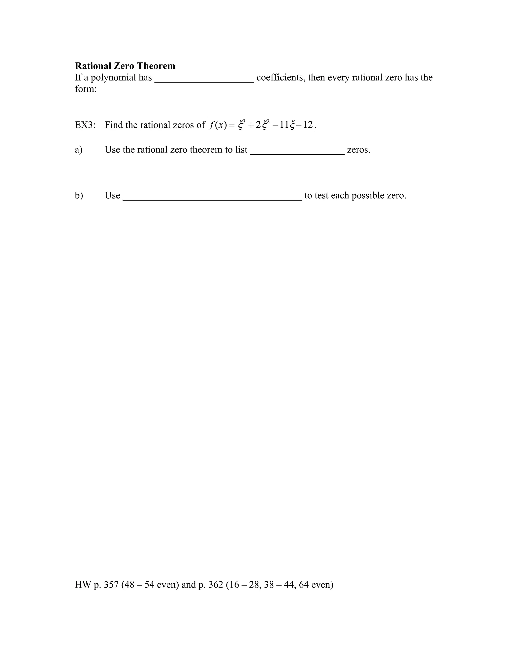 A26-6 poly zeros notes | DOC