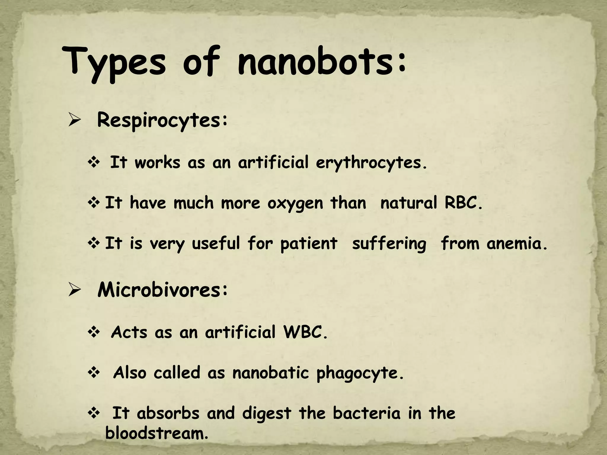 Nanobots | PPTX