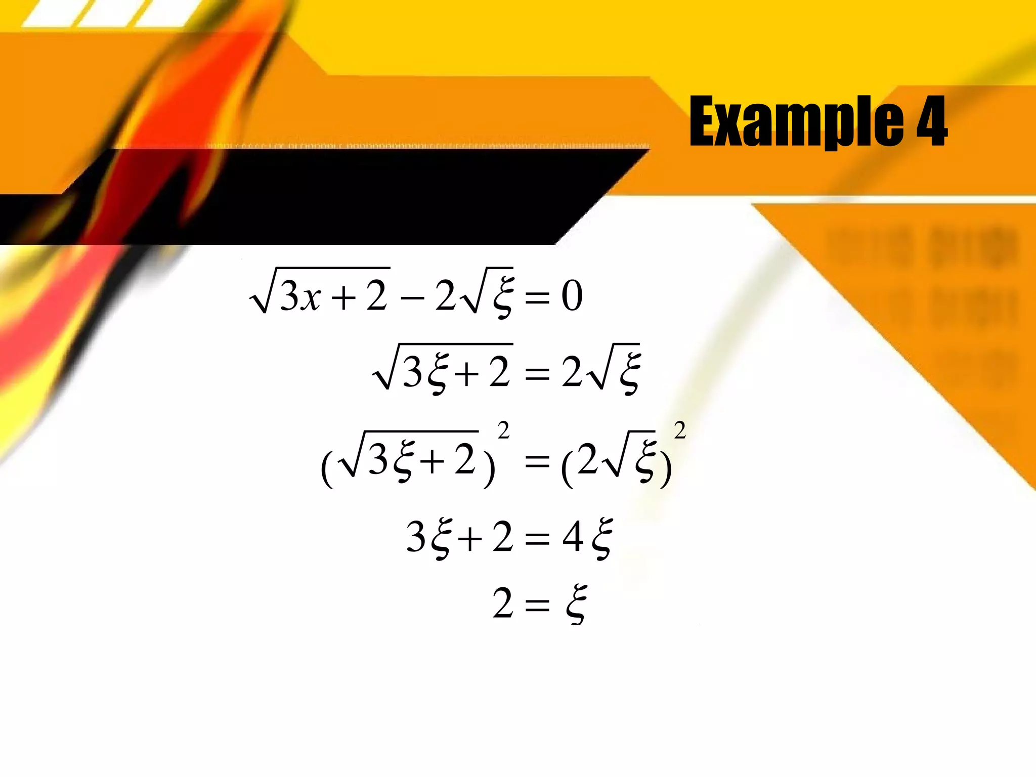 A27 6 radical equations | PPT