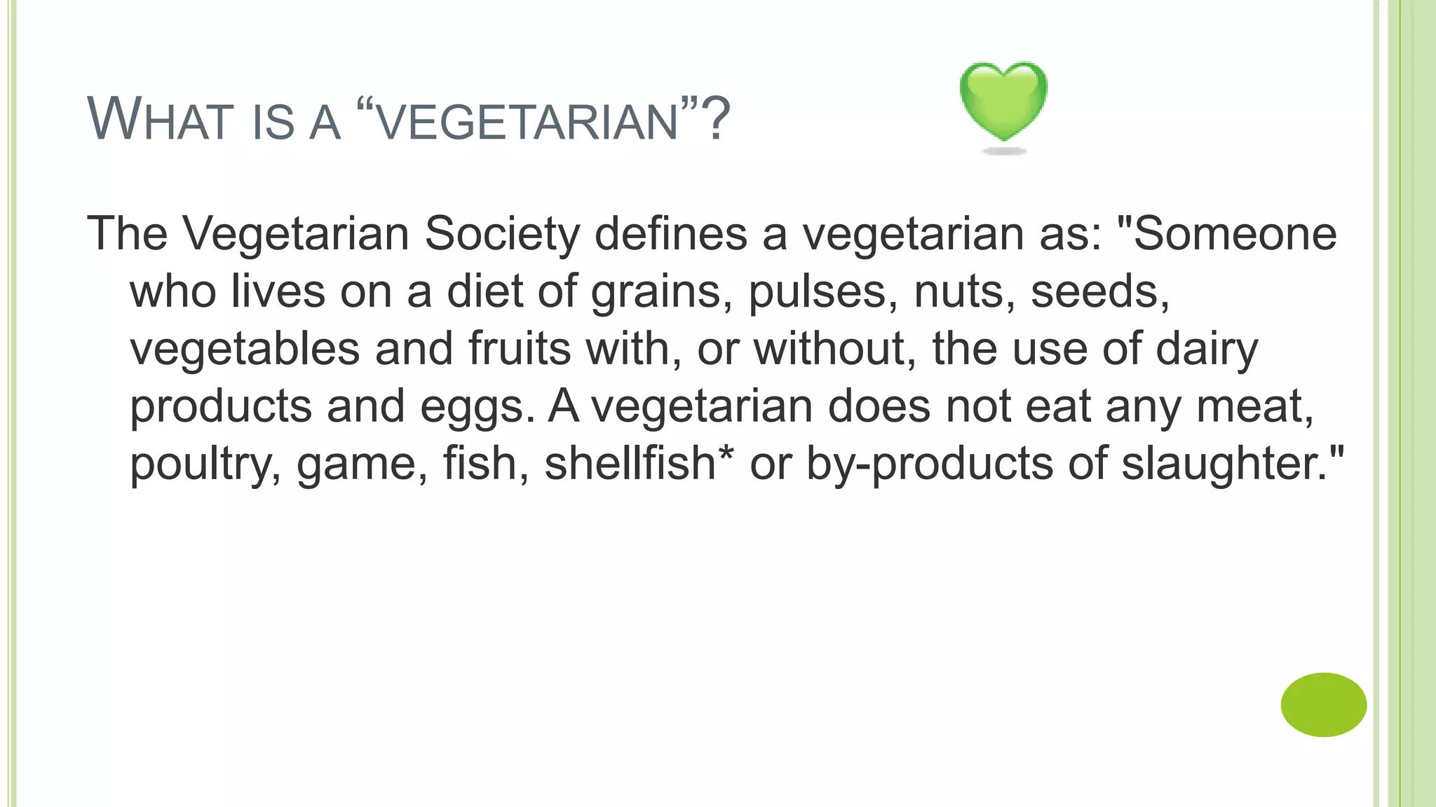 Vegetarian Presentation | PPTX