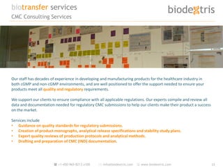 Biodextris Presentation - New client presentation | PPT