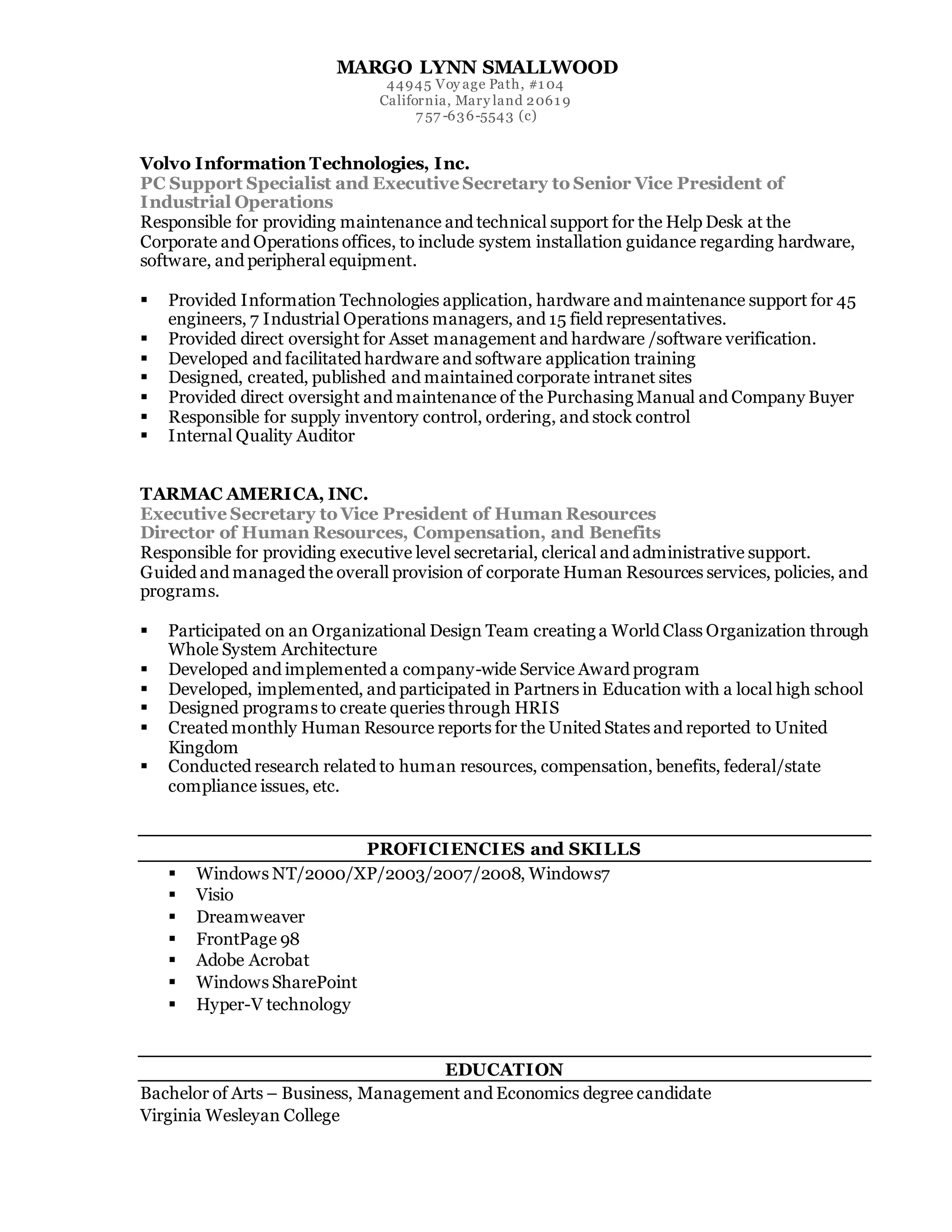Smallwood_resume | PDF