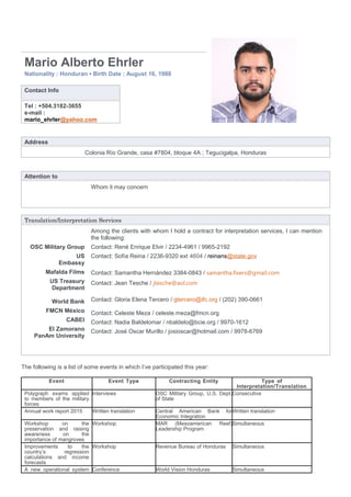 CV (English) NEW | PDF