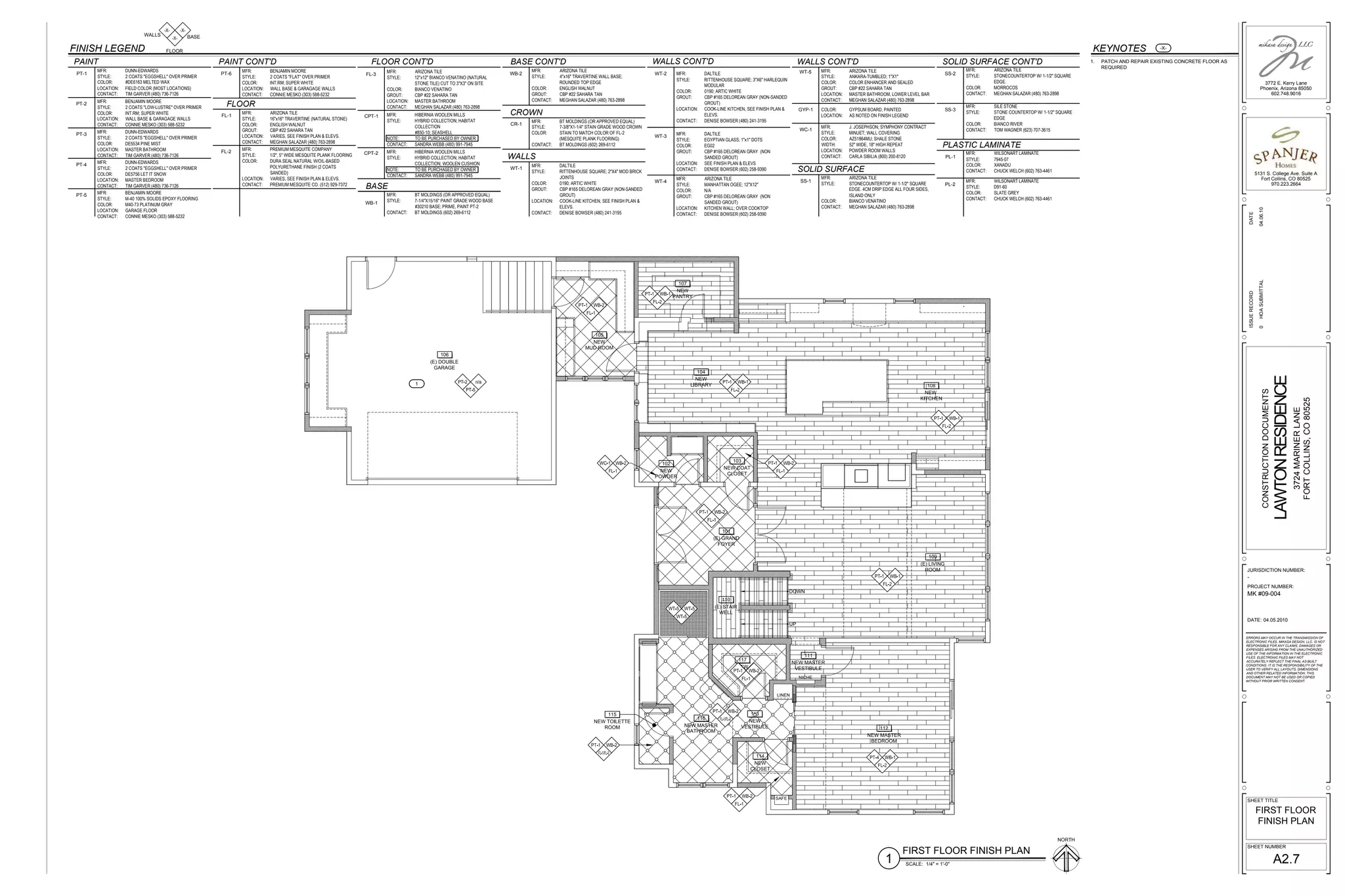 Lawton Residence Finish Floor Plan | PDF
