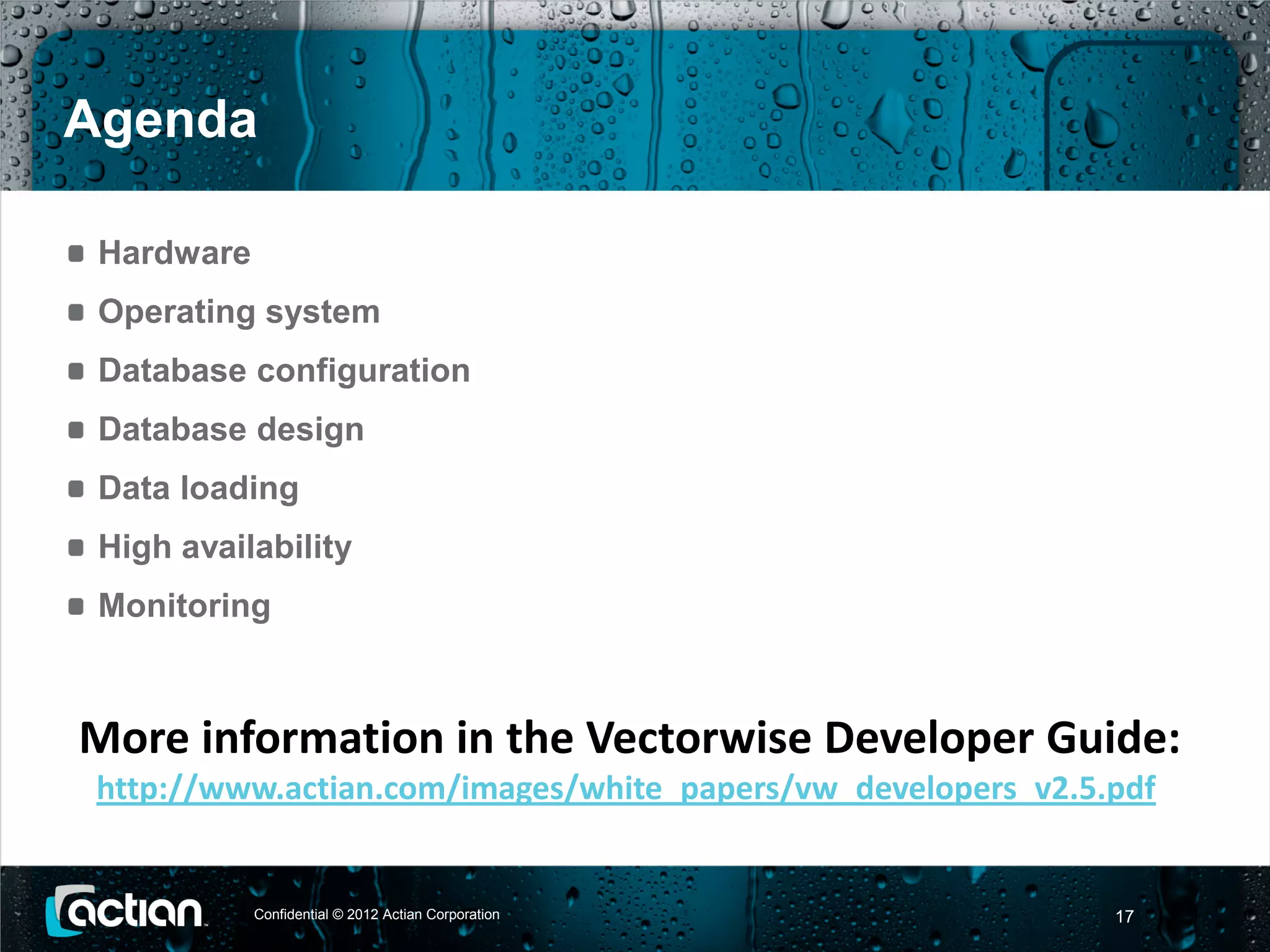A27 Vectorwise Performance Considerations_implementation_best_practices | PDF | Operating ...
