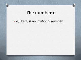 A28-3 number e | PPTX