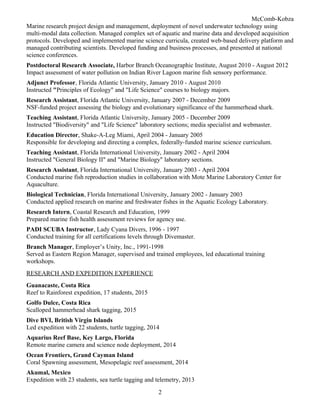 McComb_Kobza_CV_8_2015 | DOC