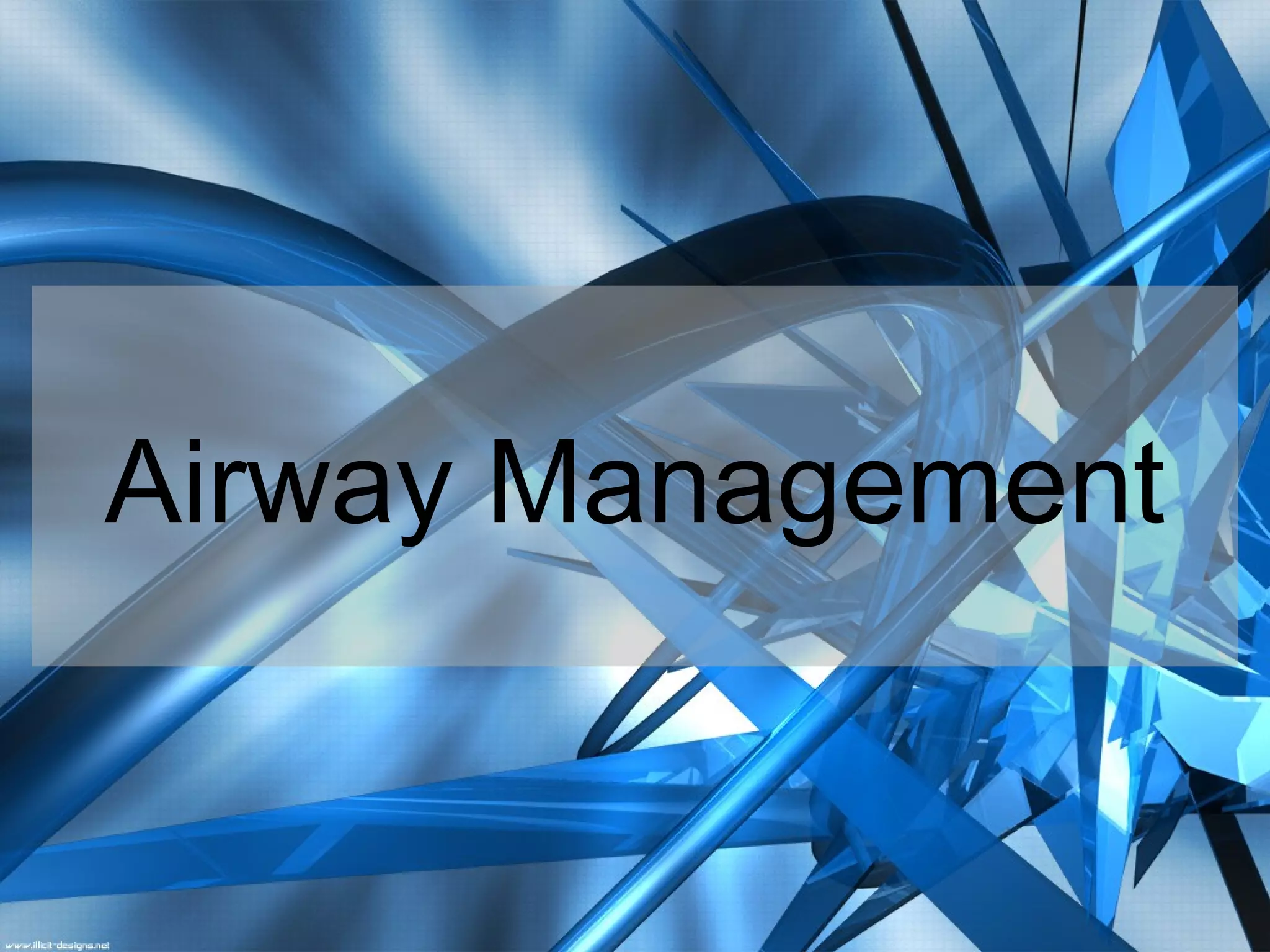 Airway Management | PPT