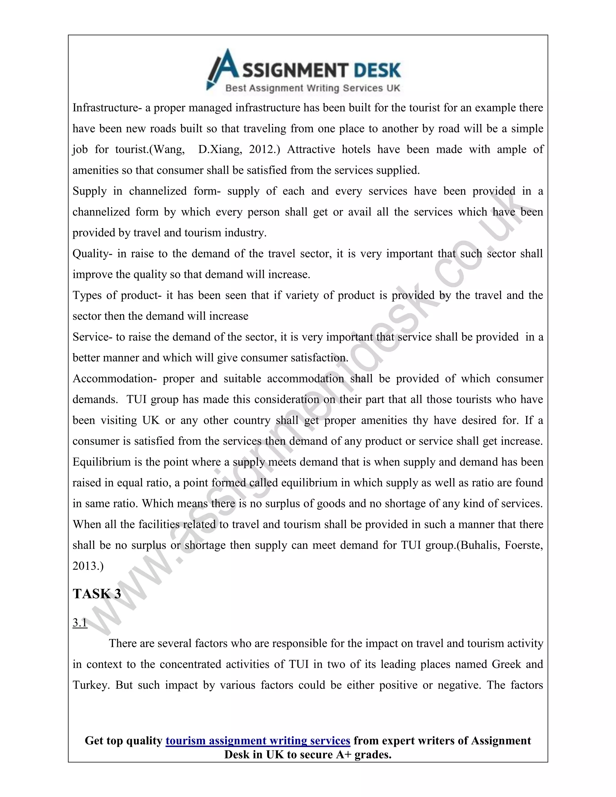 Detailed Sample Report on Travel and Tourism Sector | PDF