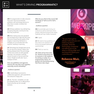 Advertising Week Programmatic POV | PDF