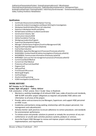 Shane Cruickshank resume | DOCX