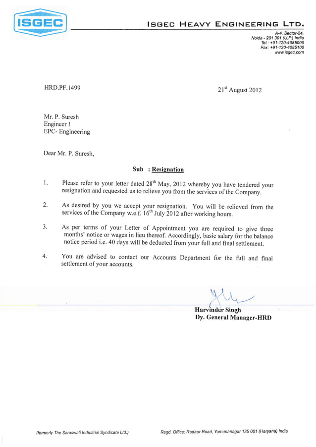 02 Experience Relieving Letter ISGEC PDF 02-experience-relieving-letter-isgec-pdf