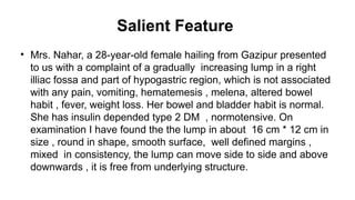 A 28 year old female patient with abdominal lump.pptx