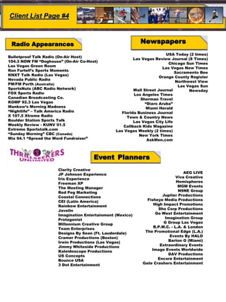 Client Lists Master 2016 | PDF