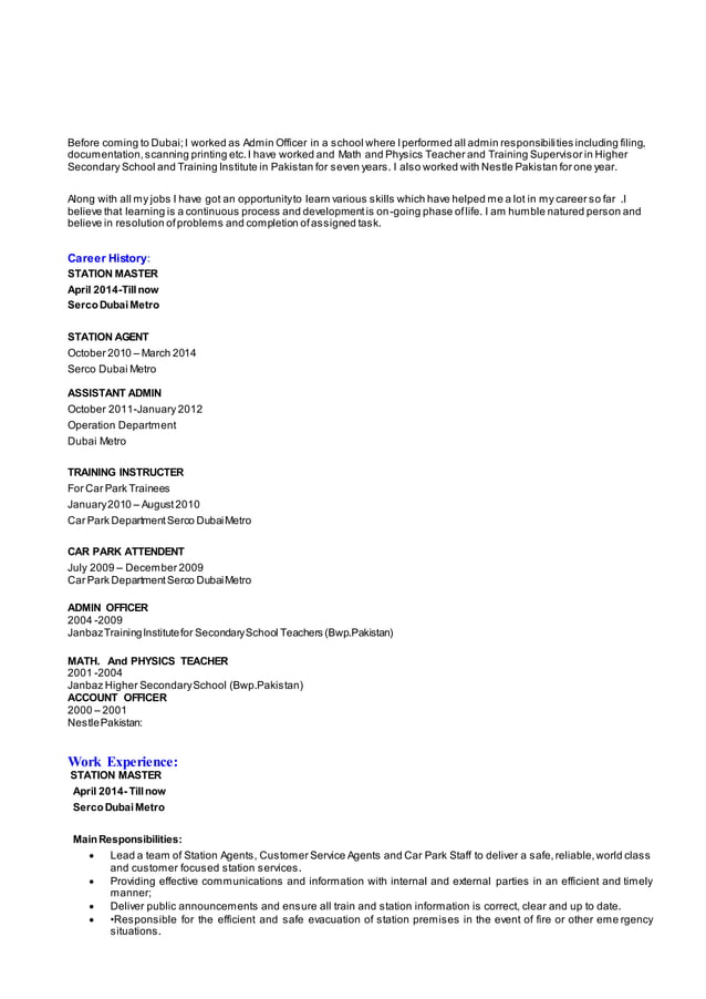 CV Hammad Bukhari | PDF