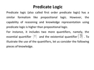 Predicate logic_2(Artificial Intelligence) | PPT