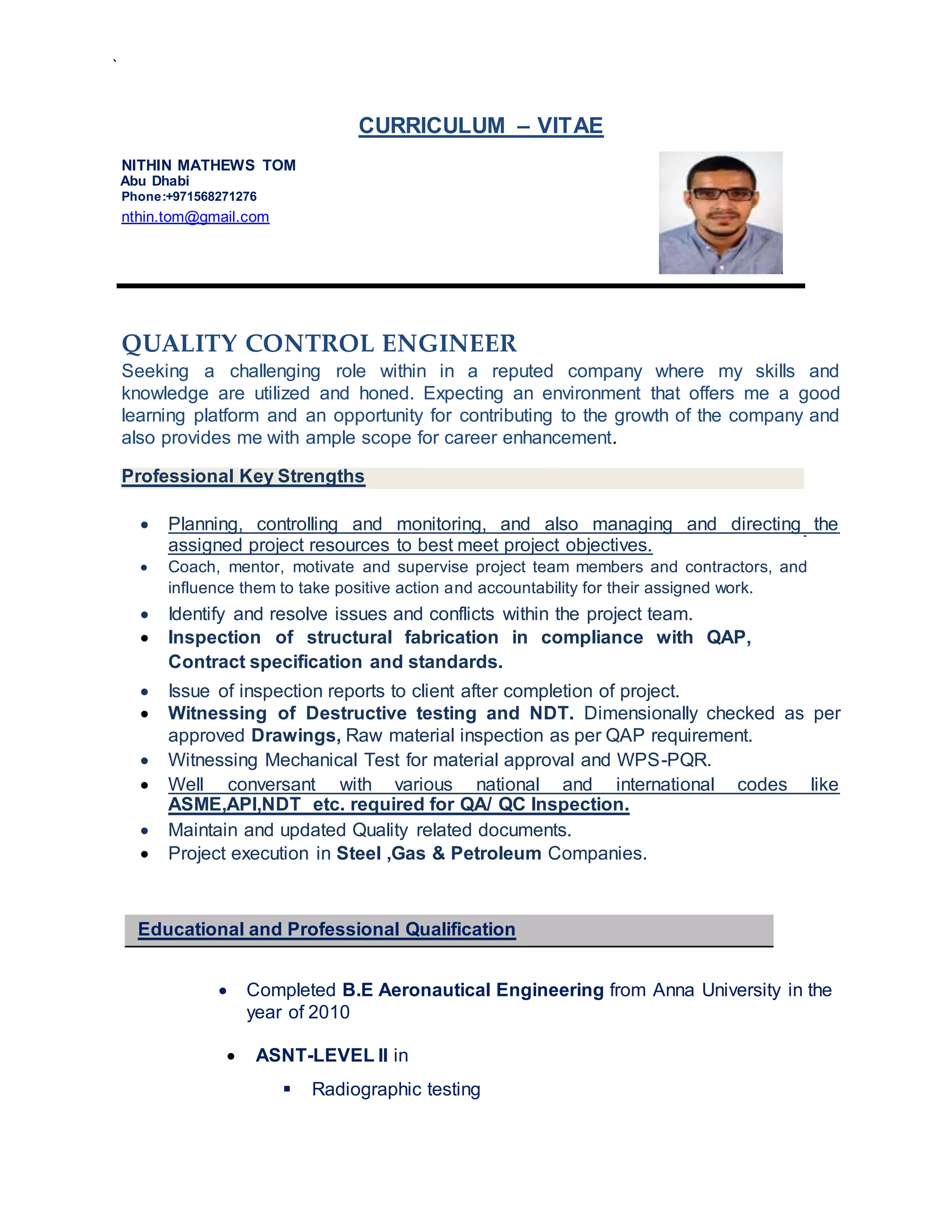 RESUME_QC ENGINEER (1) | DOCX