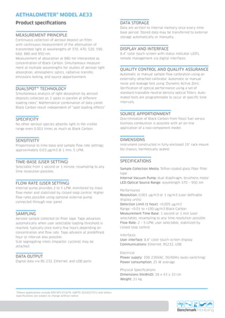 Benchmark Magee Brochure - AE33 Next Gen | PDF | Physics | Science