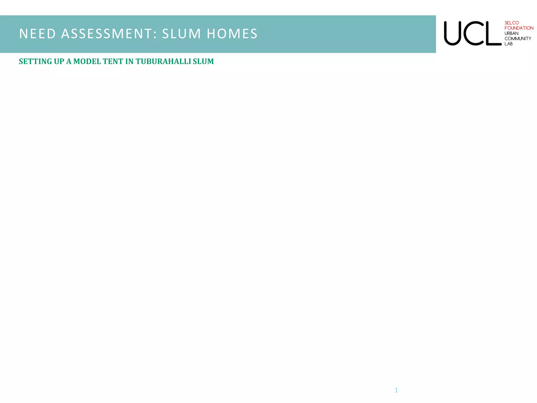 06UCL_NeedAssessment_SlumHomes | PDF