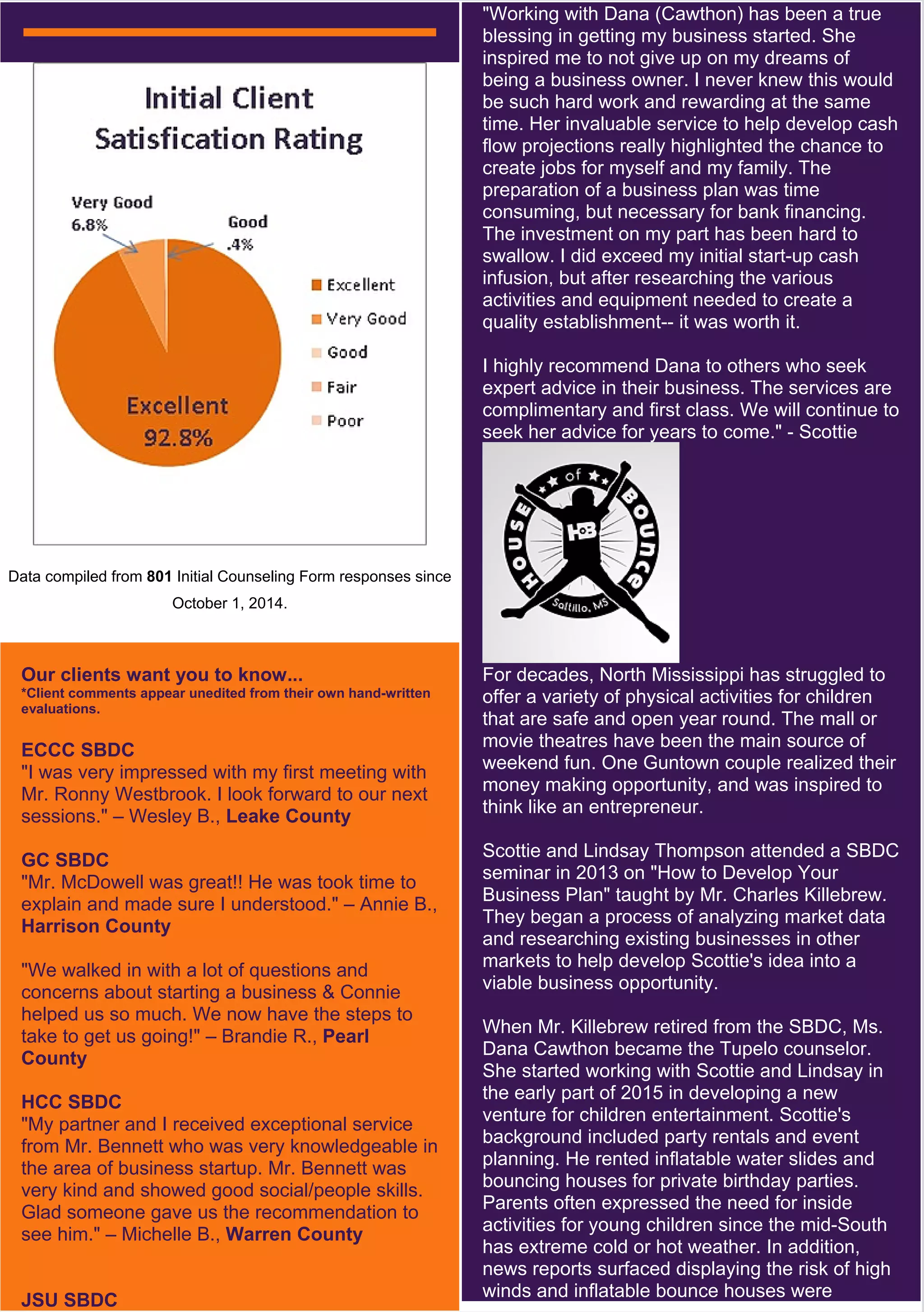 MSBDC Stakeholder Newsletter - October 2015 | PDF | Small and Medium ...