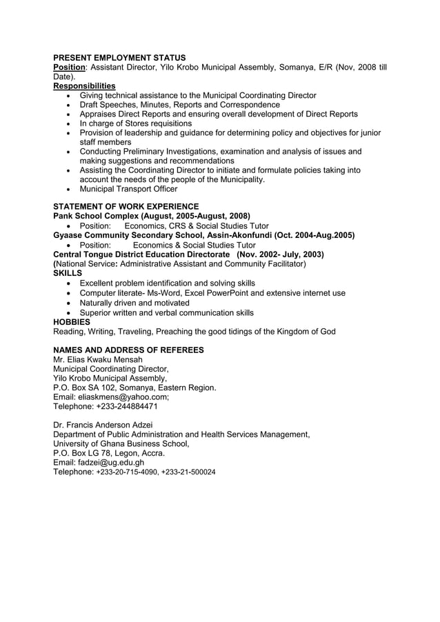 CURRICULUM VITAE | PDF