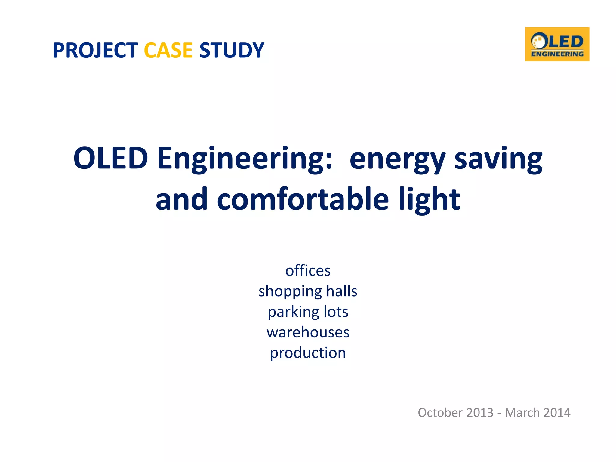 OLED Engineering project case v.2.0. | PDF