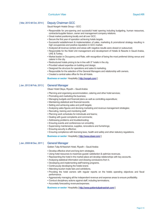 Sayed Afifi CV | PDF