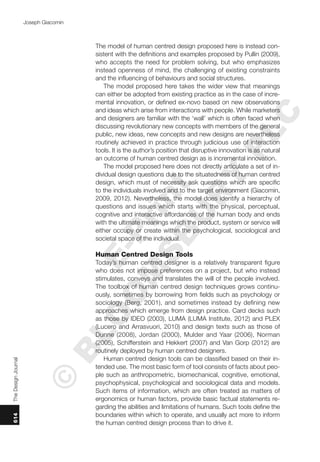 What is Human Centred Design - The Design Journal | PDF