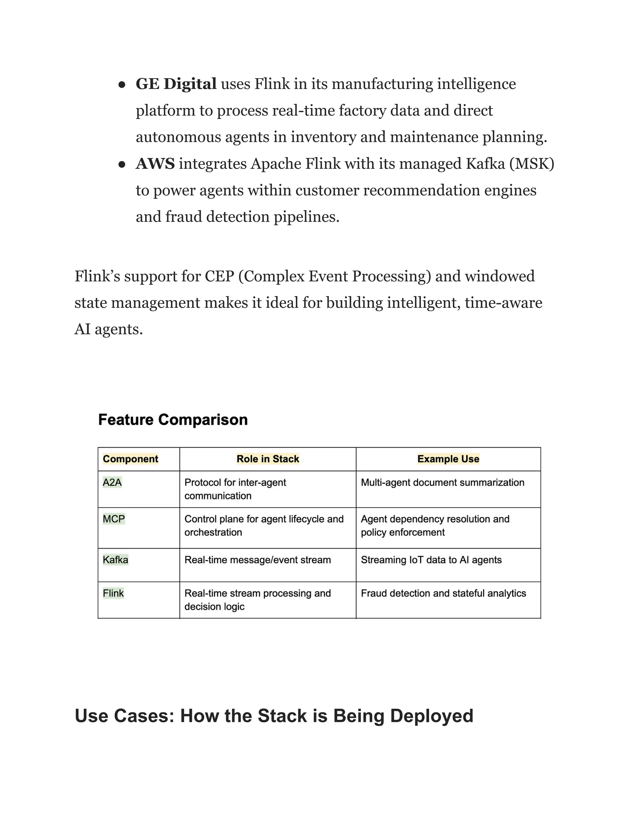 A2A, MCP, Kafka and Flink_ The New Stack for AI Agents.pdf