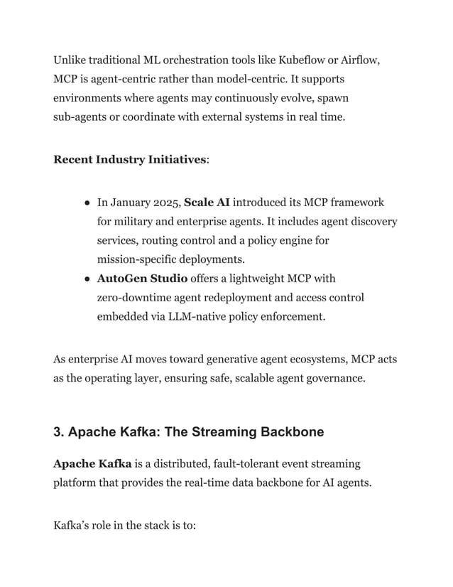 A2A, MCP, Kafka and Flink_ The New Stack for AI Agents.pdf