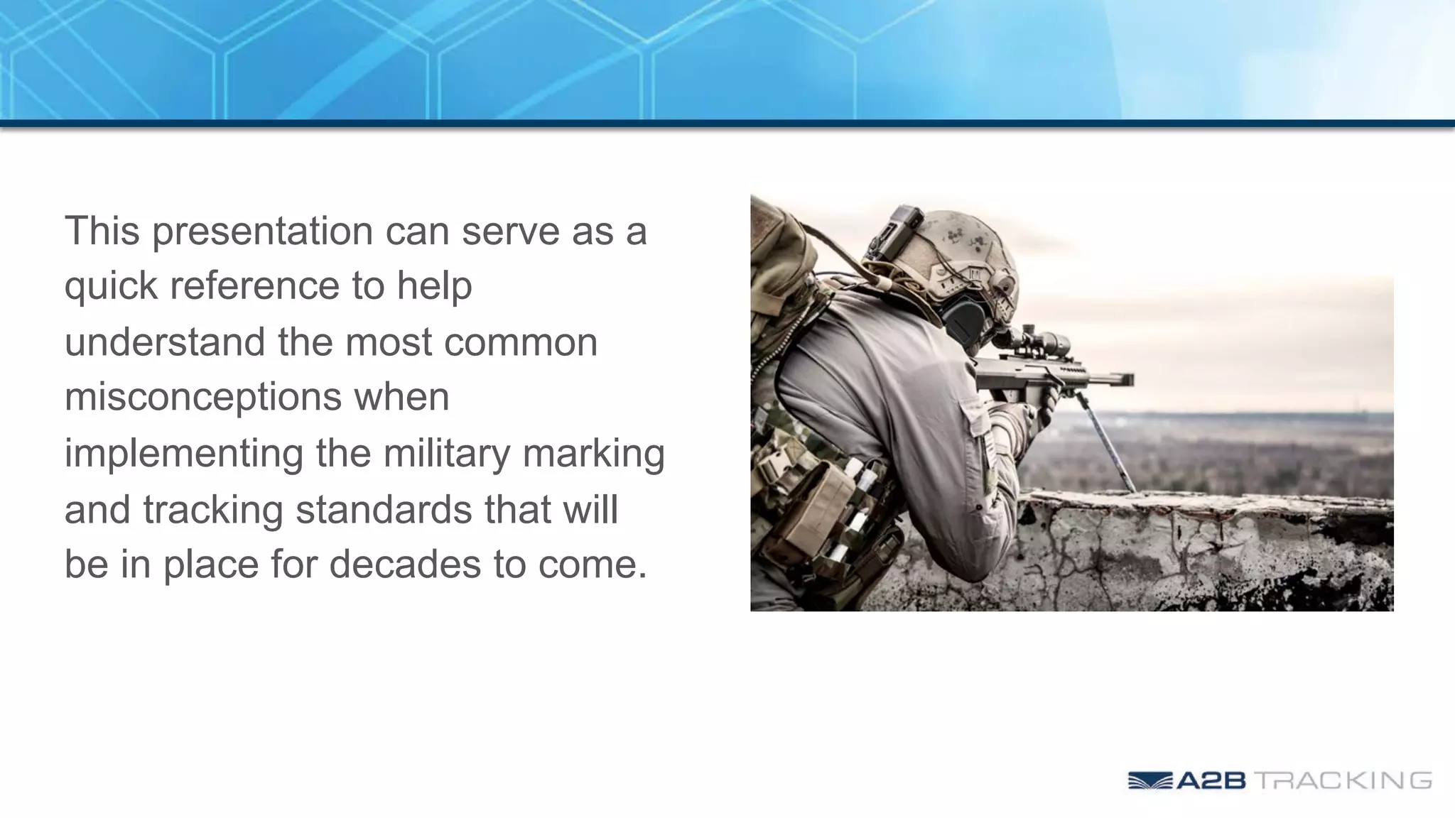 The Most Common Misconceptions About IUID and RFID Compliance | PPT