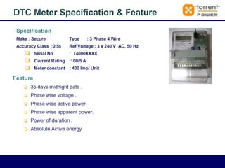 Installation of Metering System at DTC | PPTX