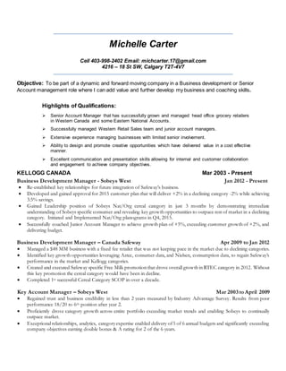 2016 - CV Michelle Carter | DOCX