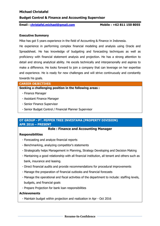 Michael CV Update | PDF